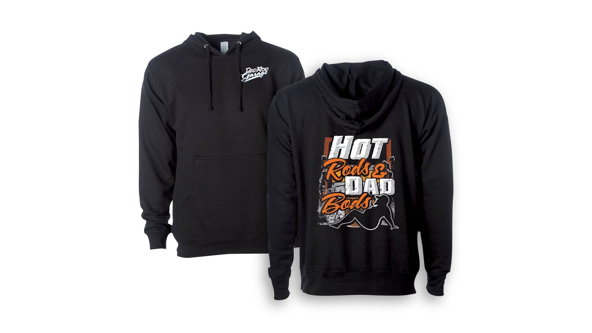 Hot Rods & Dad Bods Hoodie – DadRod Garage